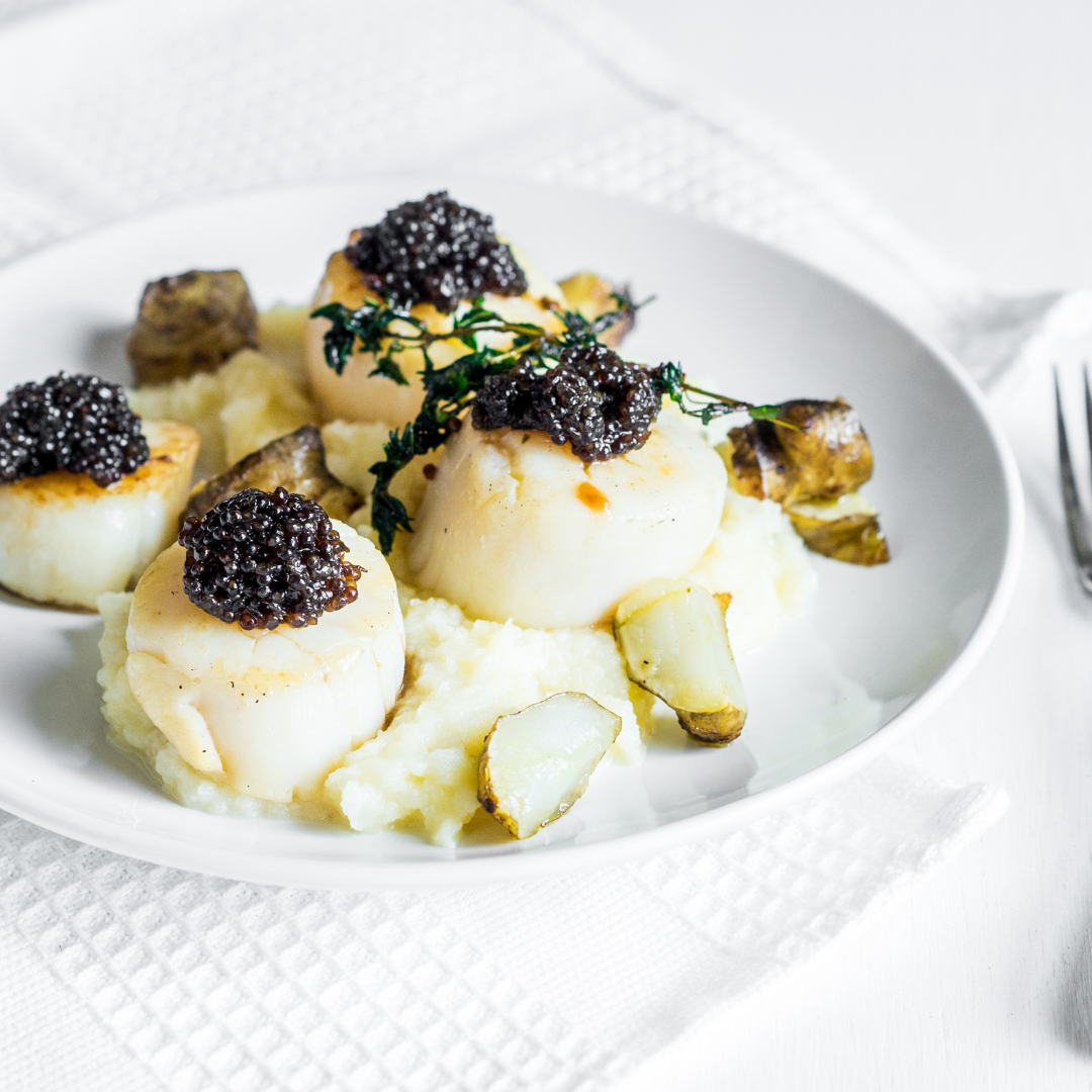 Caviar with Scallops – Kolikof® Caviar & Gourmet