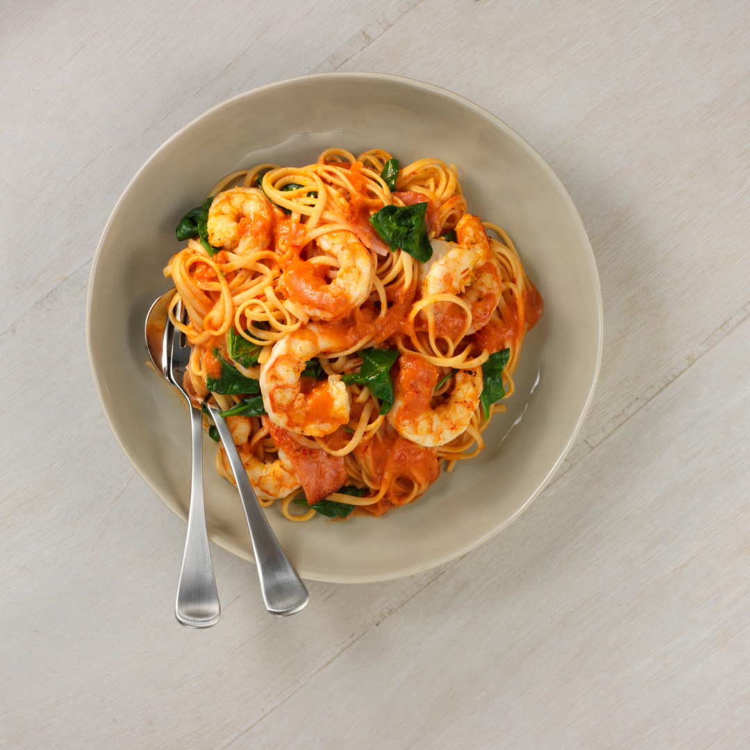 Caledonian Salt Prawn Linguine with Lemon and Garlic – Kolikof® Caviar ...